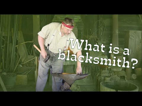 What is a blacksmith? | Meadowcroft Rockshelter and Historic Village