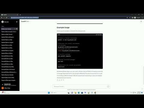 how to use python venv