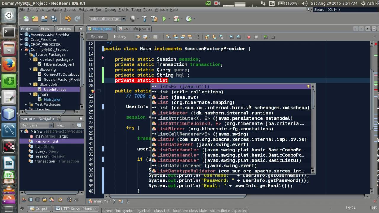 6. Hibernate-Retrieving data from database.