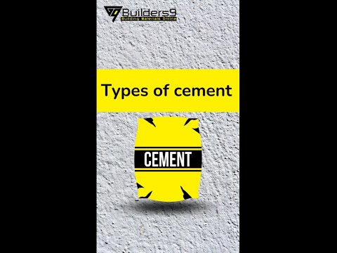 Types Of Cements