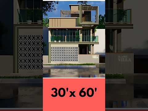 30ft x 60ft Bungalow Design #elevation #bungalowstyle
