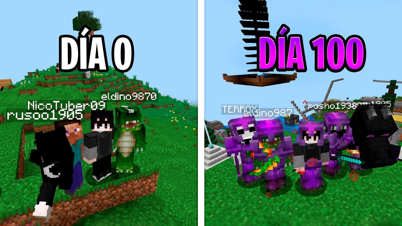 100 DÍAS con SUSCRIPTORES en Minecraft  Survival 1.19