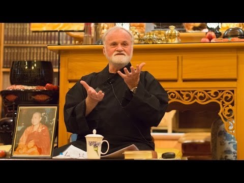 Dr Martin Verhoeven reading through extract of Ajahn Mun’s biography on ...