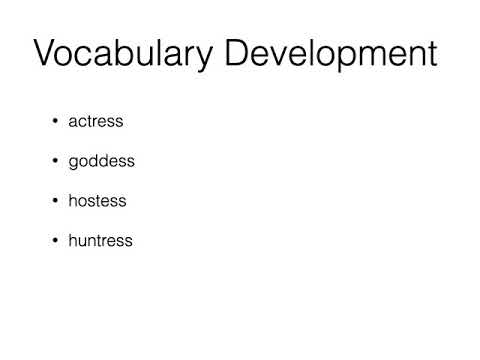 Suffix -ess