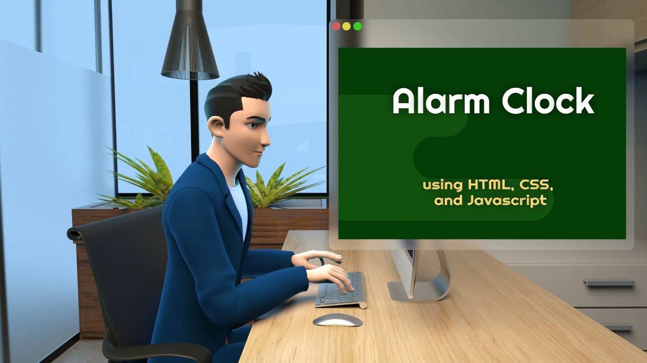 Create ALARM CLOCK using HTML, CSS, and JAVASCRIPT