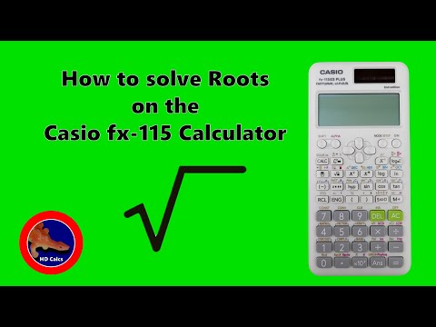 How to solve Roots on the Casio fx-115 Calculator