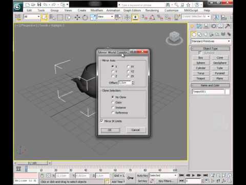 3D MAX Mirror Tools – Ders 6 – All DesiGn