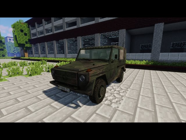 Mcheli addon: Mercedes-Benz W250 Wolf Minecraft Mod