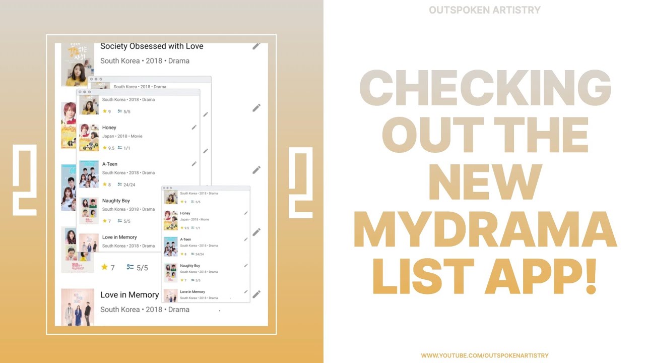 [ MY LISTS TAB ] Exploring the new mydramalist (database) app for drama watchers!