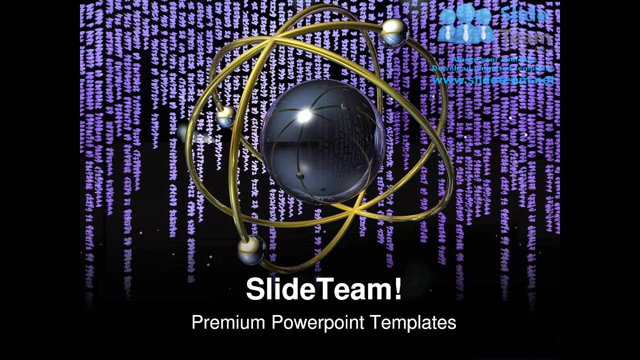 Binary Code Matrix Background PowerPoint Templates Themes And Backgrounds ppt designs