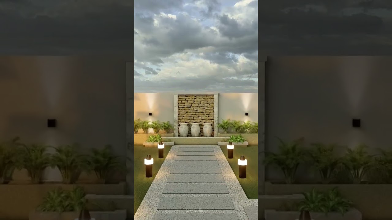 Landscape walkthrough #lumion #architecture #youtube