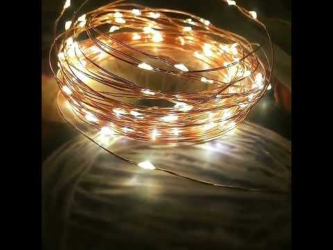 LED Fairy Lights - 100 LED Copper Wire USB Powered Fairy String Light ...