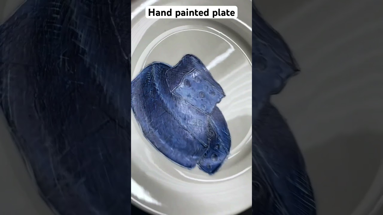 Hand painted porcelain plate • Porcelain art • Welcome to our Etsy Shop #handpainted #cheese #plate