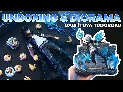 DABI attacks ENDEAVOR Diorama | Revoltech Amazing Yamaguchi | Unboxing | ASMR | My Hero Academia
