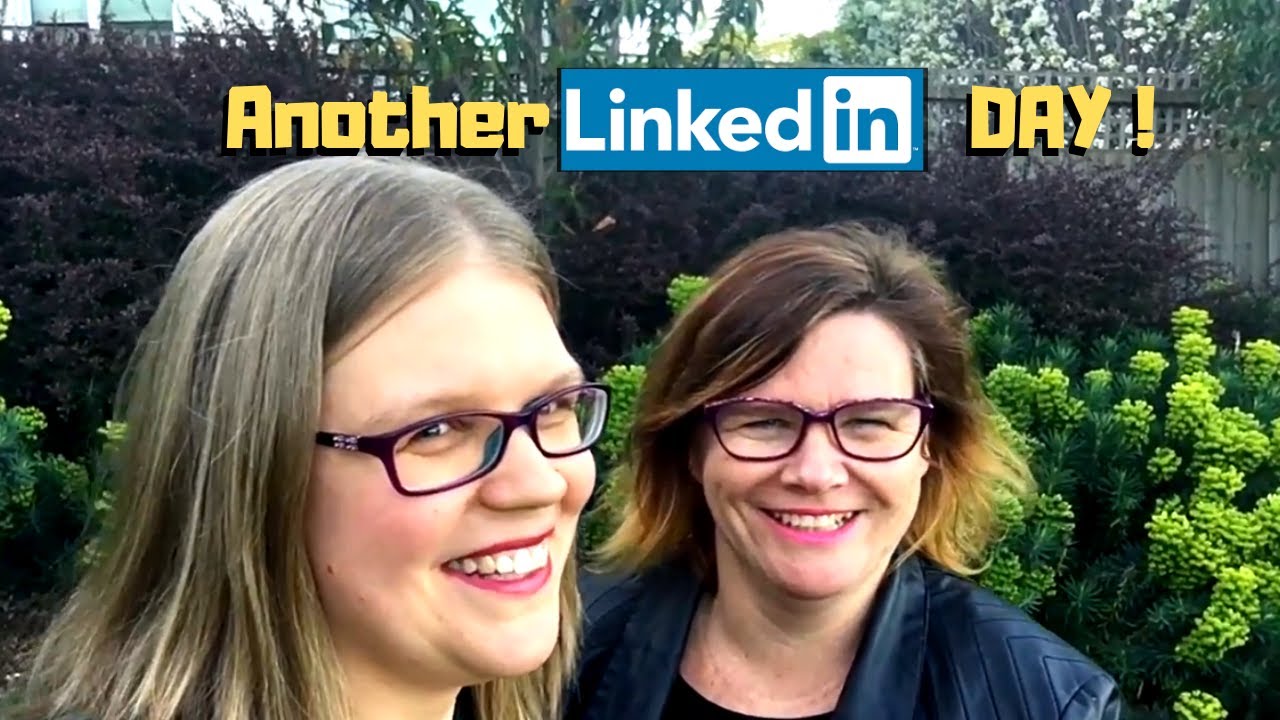 LinkedIn workshop with Carmen and Maureen.