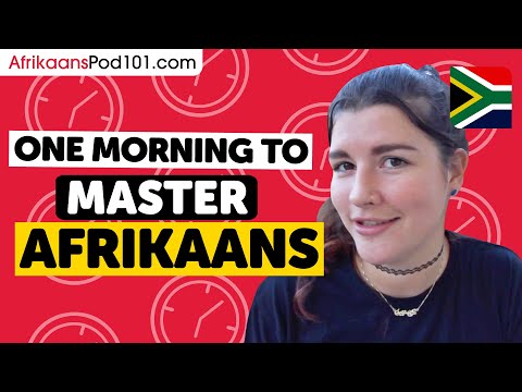 One Morning to Learn Afrikaans (Perfect for All Beginners)