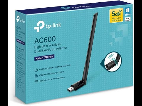 TP Link AC600 USB WiFi Adapter for PC Archer T2U Plus Review and Setup Guide
