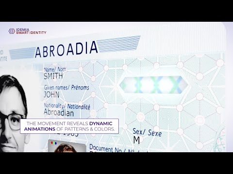 Flow Print, the dynamic optically variable security feature for ID documents