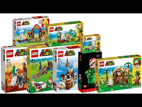 All LEGO Super Mario sets Summer – Autumn 2023 Compilation/Collection Speed Build