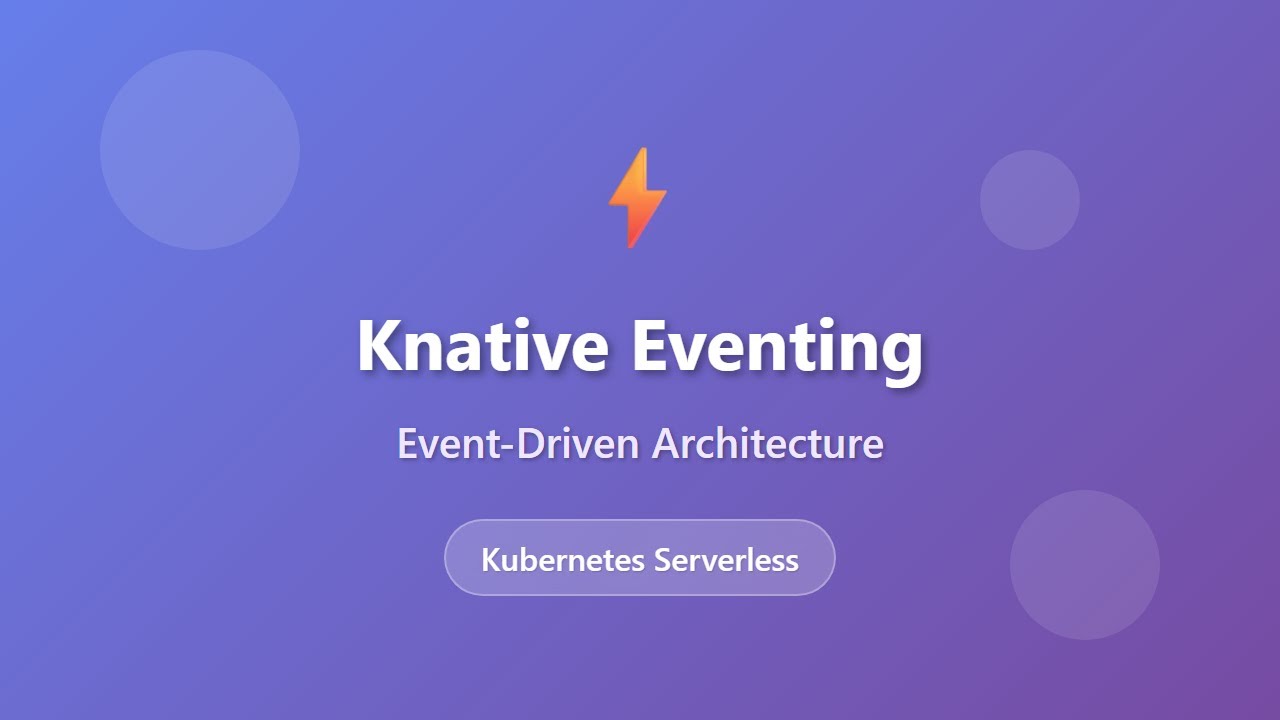 Knative Eventing: Event-Driven Architecture on Kubernetes Explained