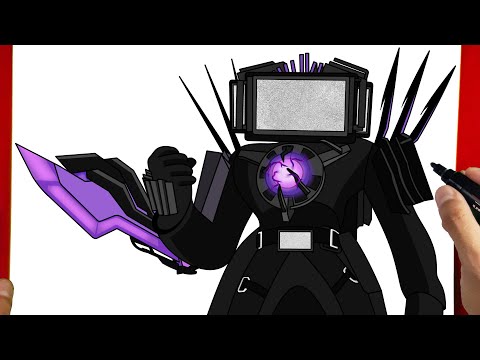 How to Draw New Upgraded Titan TV Man - Skibidi Toilet 74