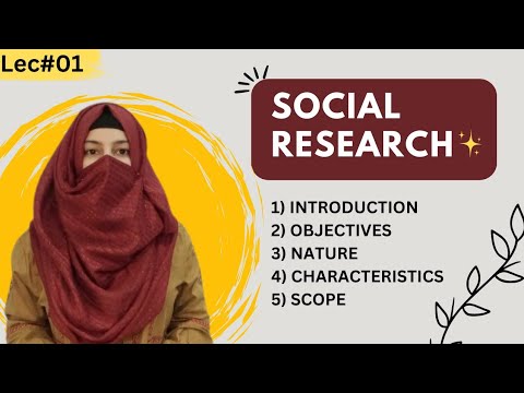 Social Research, It's Objectives, Nature, Characteristics and Scope of Research in social sciences