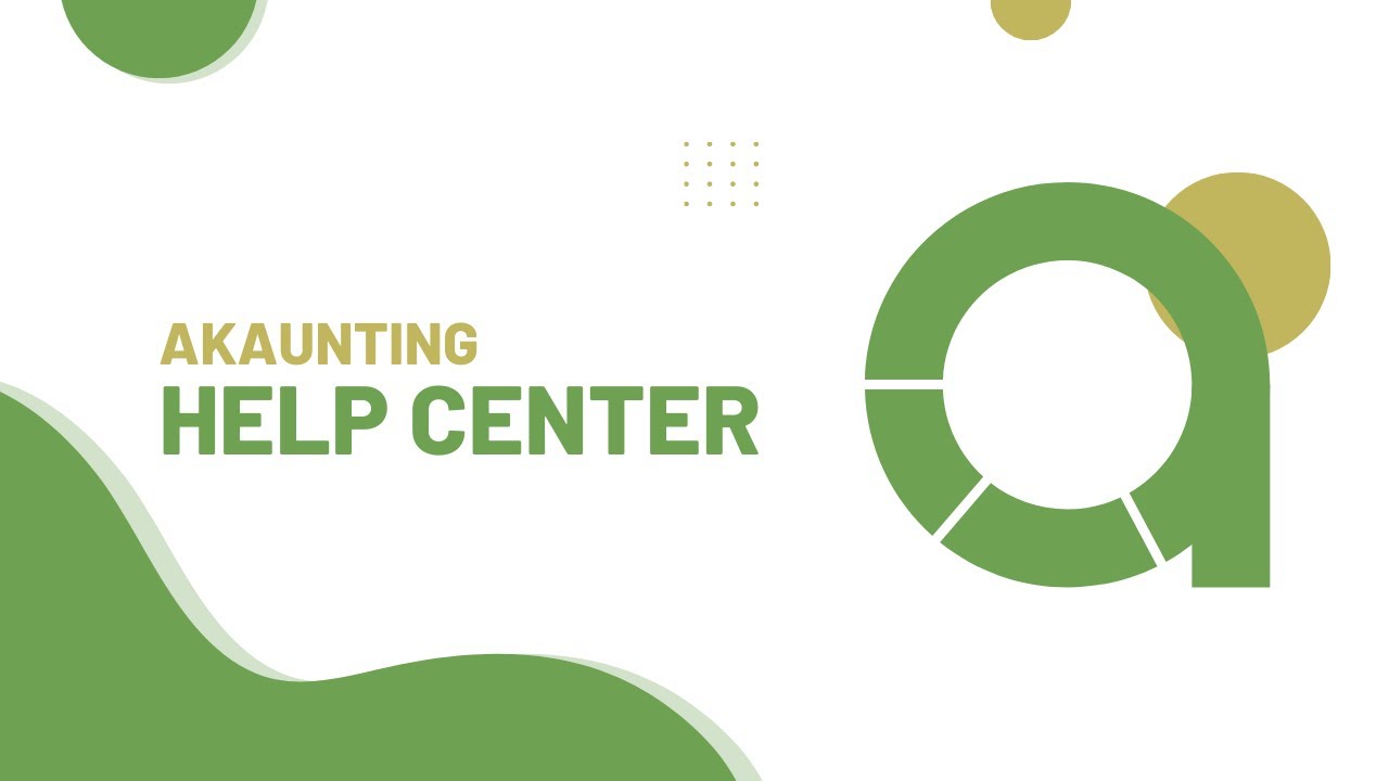 Help Center of Akaunting