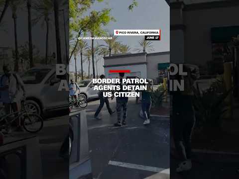 Border patrol agents arrest US citizen standing up for detained maintenance worker