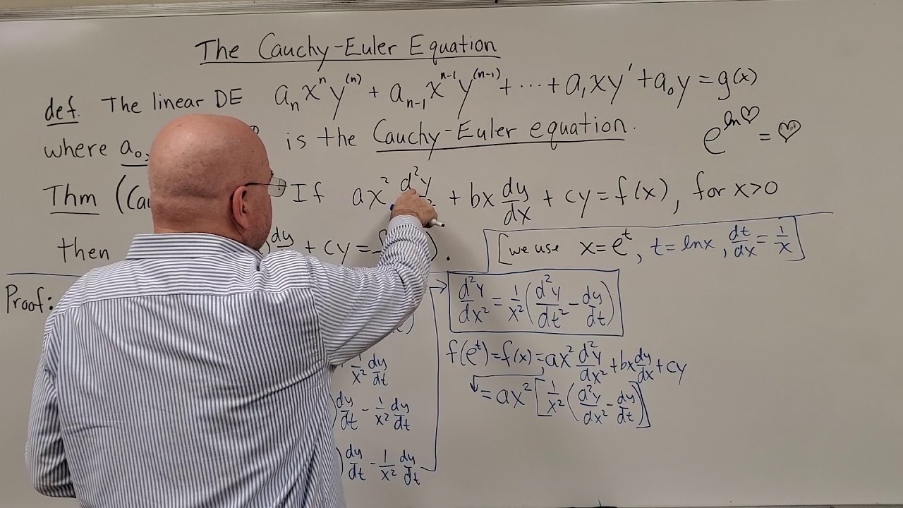 Cauchy-Euler Equation and Theorem (2)