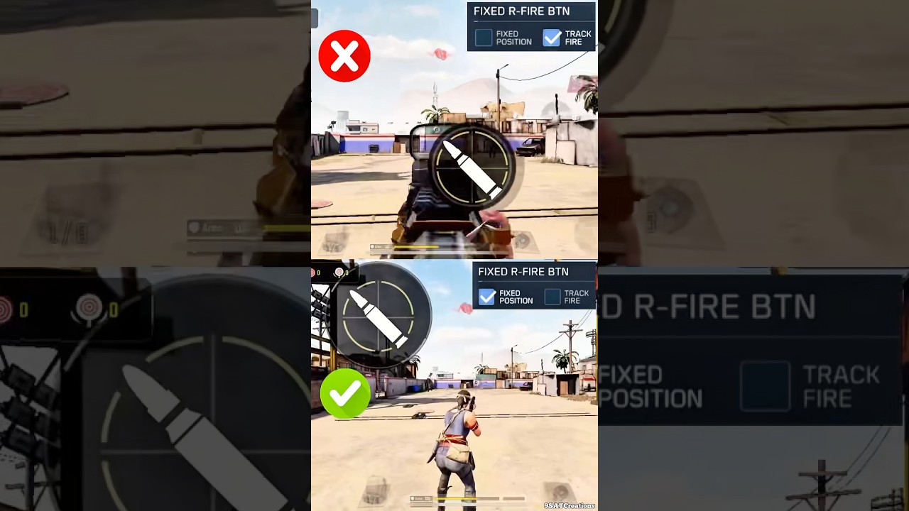 Fixed R Fire BTN Setting in COD MOBILE #shorts #trending #codm