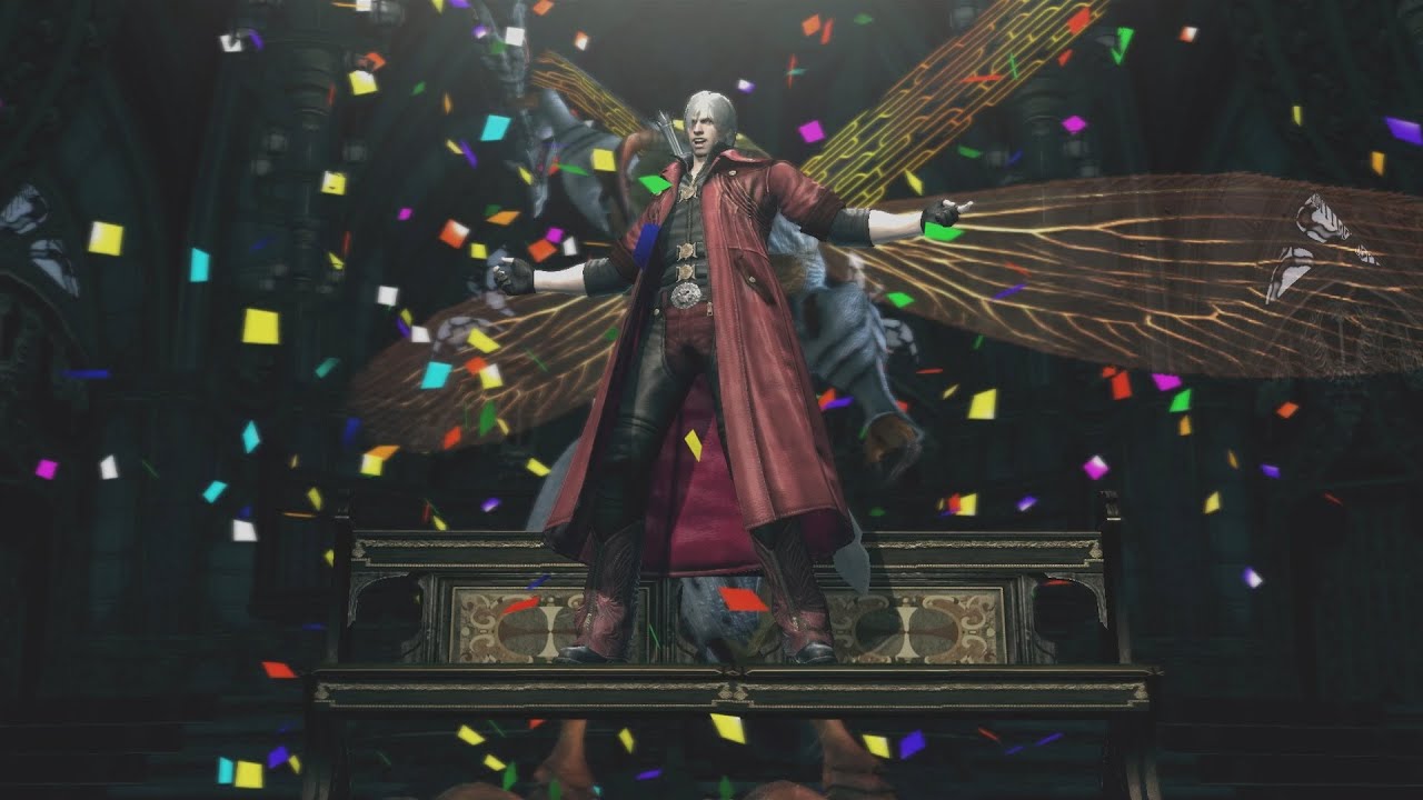 Dante kills Agnus in a poetry slam [Devil May Cry 4]