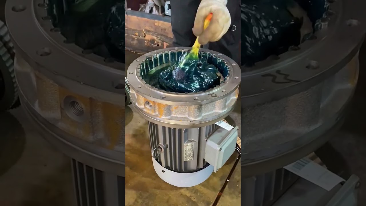 Motor reduction gear installation process- Good tools and machinery make work easy