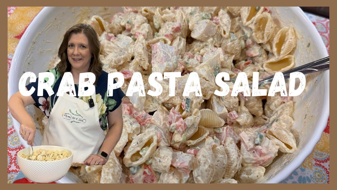 Crab Pasta Salad a Delicious Summertime Dish!