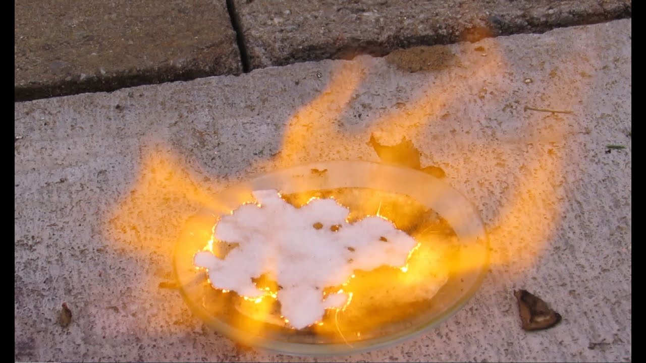 95% Hydrogen Peroxide Burning Things