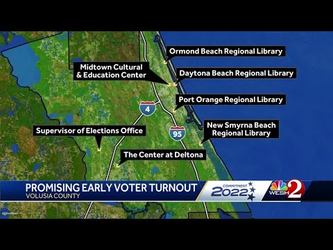 Early voting locations open up across Volusia County