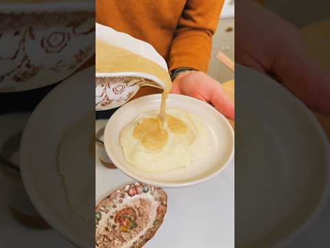 Grandma’s mashed potatoes are creamy and delicious and perfect for Thanksgiving! #shorts