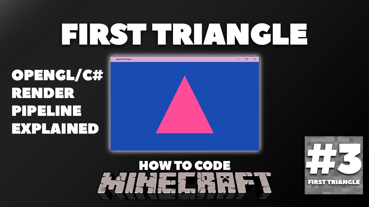 Drawing the First Triangle | How to Code Minecraft without a Game Engine #3