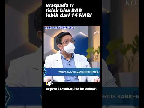 Gejala awal kanker usus bersar. tidak bisa BAB lebih dari 14hari #kanker #kankerusus #cancercolon