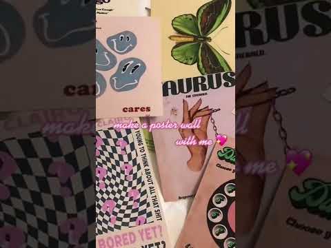 DIY POSTER WALL ✨ Top 15 aesthetic POSTERS