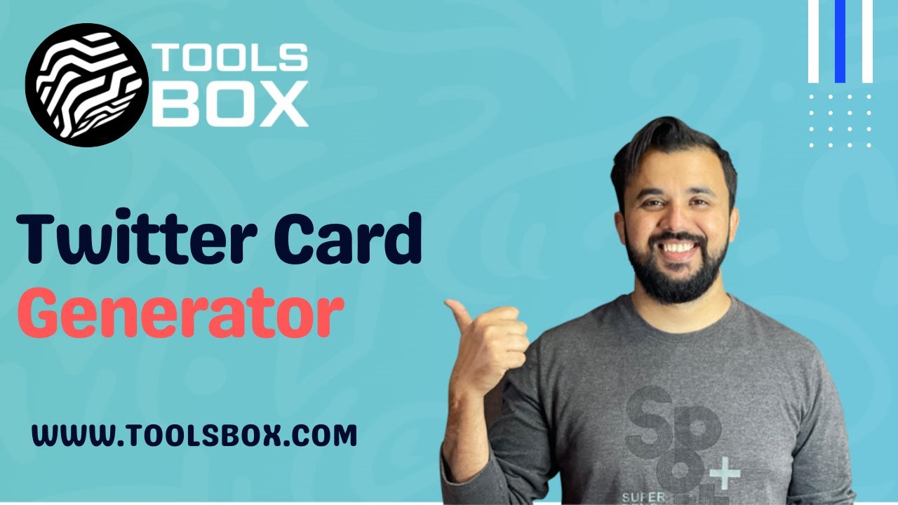 How to use Twitter Card Generator | WWW.TOOLSBOX.COM
