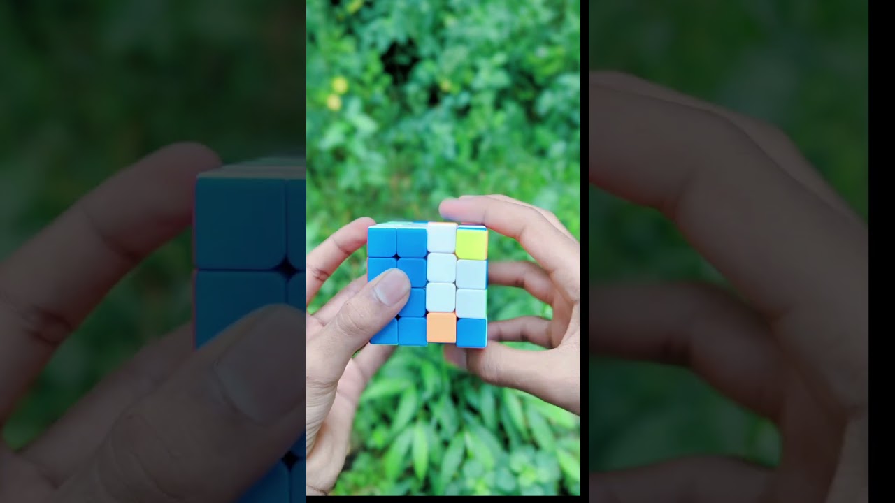 How to solve Oll Parity on 4x4 Rubik's Cube! #shorts