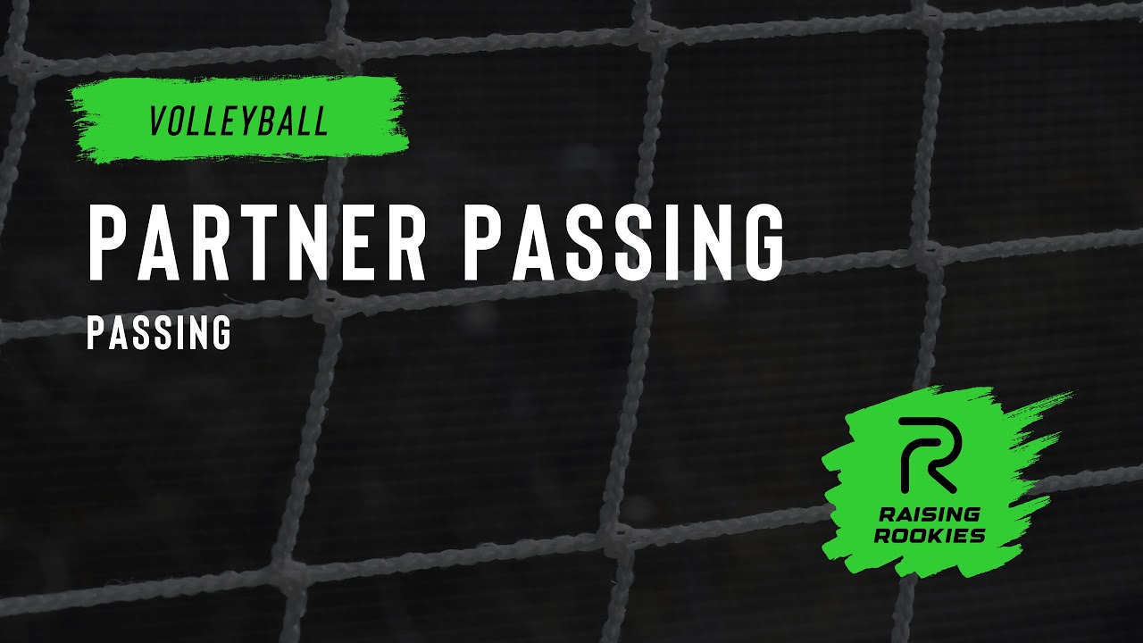 Beginner Volleyball - Passing Drill - PARTNER PASSING