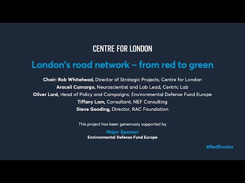 Webinar: London’s road network – from red to green