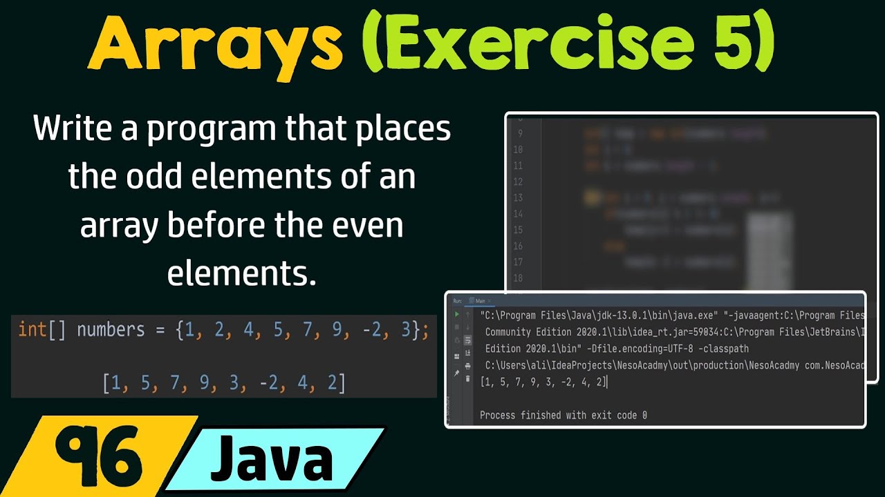 Arrays in Java (Exercise 5)