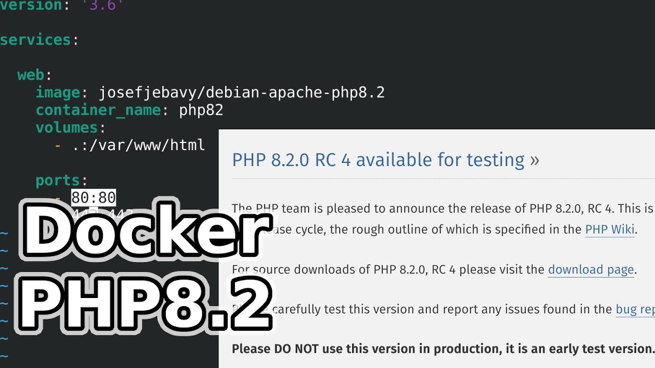 #php8.2 docker  image