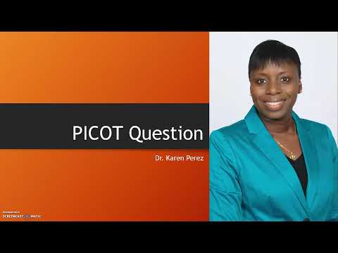 How to Writing a PICOT Question