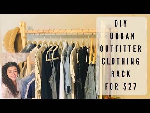 DIY Urban Outfitter Clothing Rack|$27