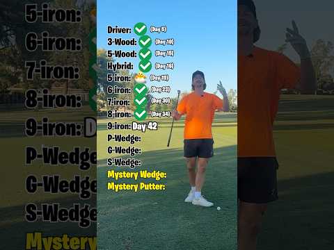 Can I Make a Par With ONLY My 9 iron?? (Day 42)