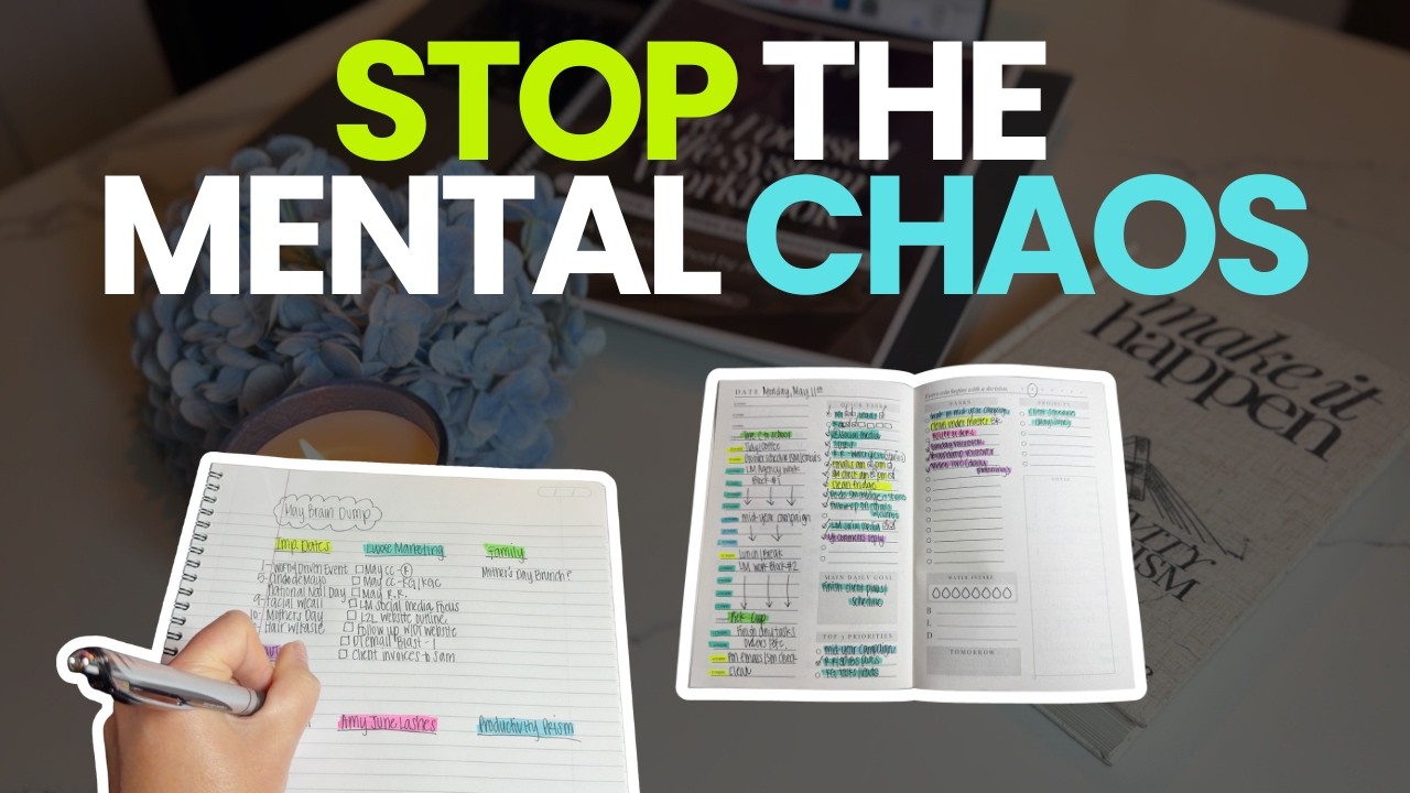 The Brain Dump Method That Stops Overwhelm Before It Starts