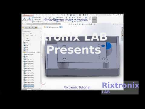 Tutorial solidworks drawing pcb enclosure part 2 | Rixtronix LAB